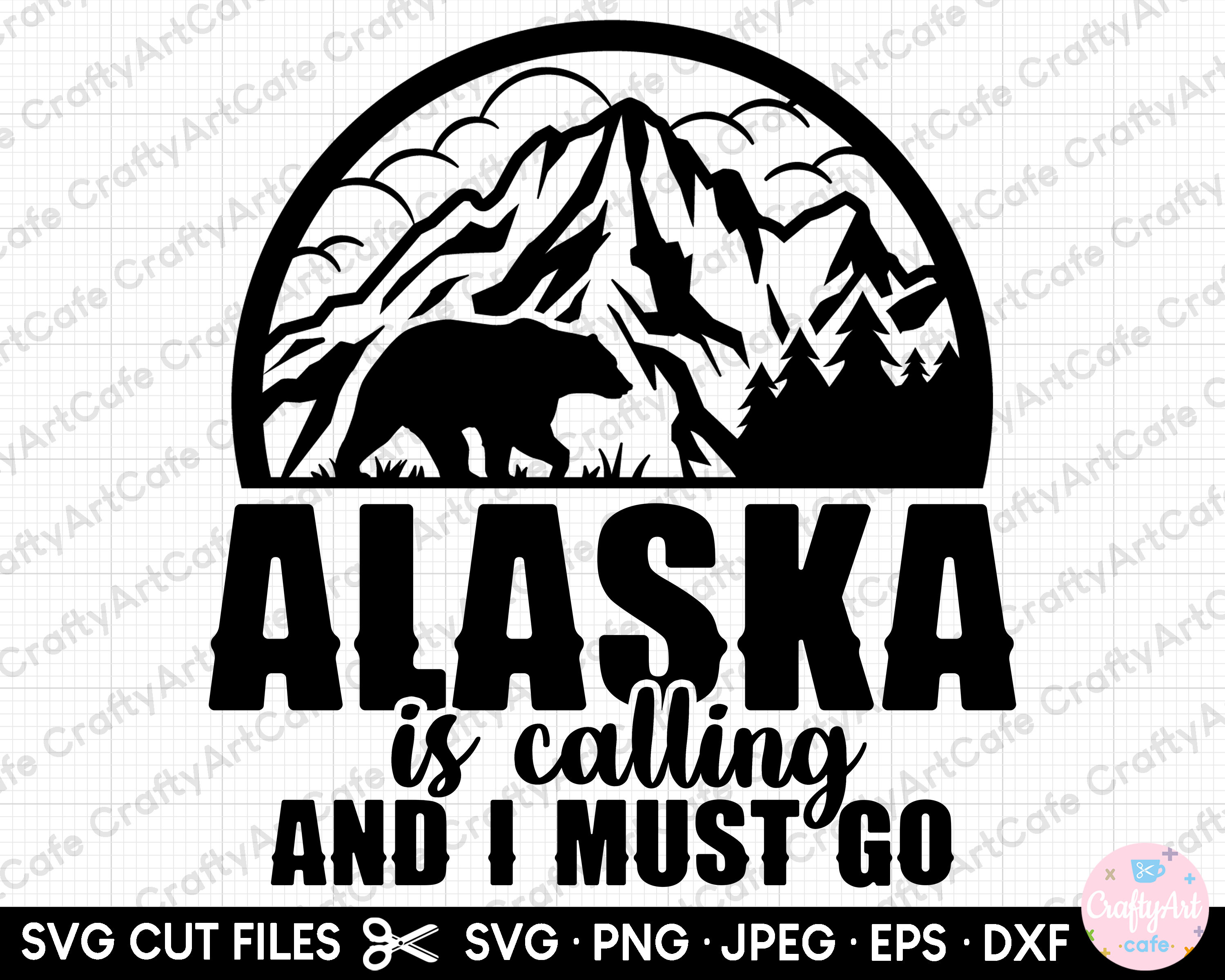 Alaska Svg, Alaska Png, Alaska Svg for Cricut, Alaska Png for Shirts ...
