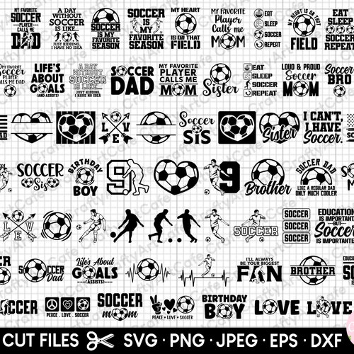 Soccer Svg Bundle Soccer Png Bundle Soccer Svg Cut Files - Etsy Australia