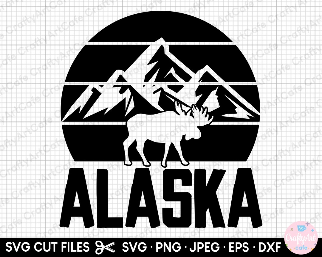 Alaska Svg Cricut Cut File Alaska Png Alaska Jpg Jpeg - Etsy