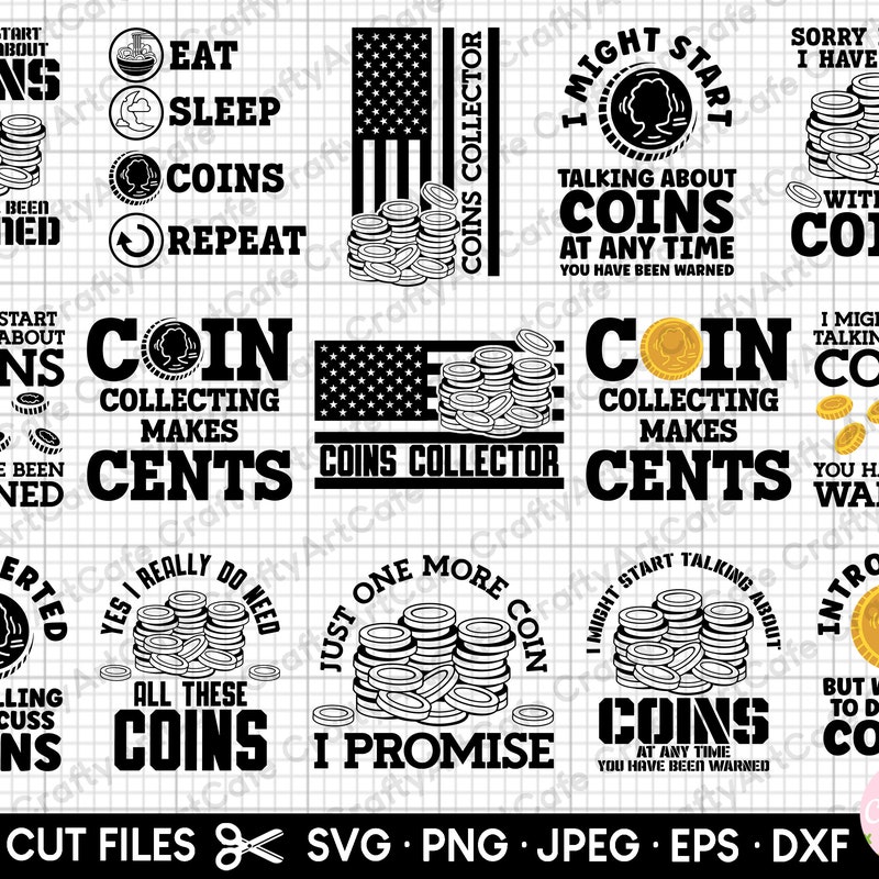 Silver Coin Box Svg - Etsy