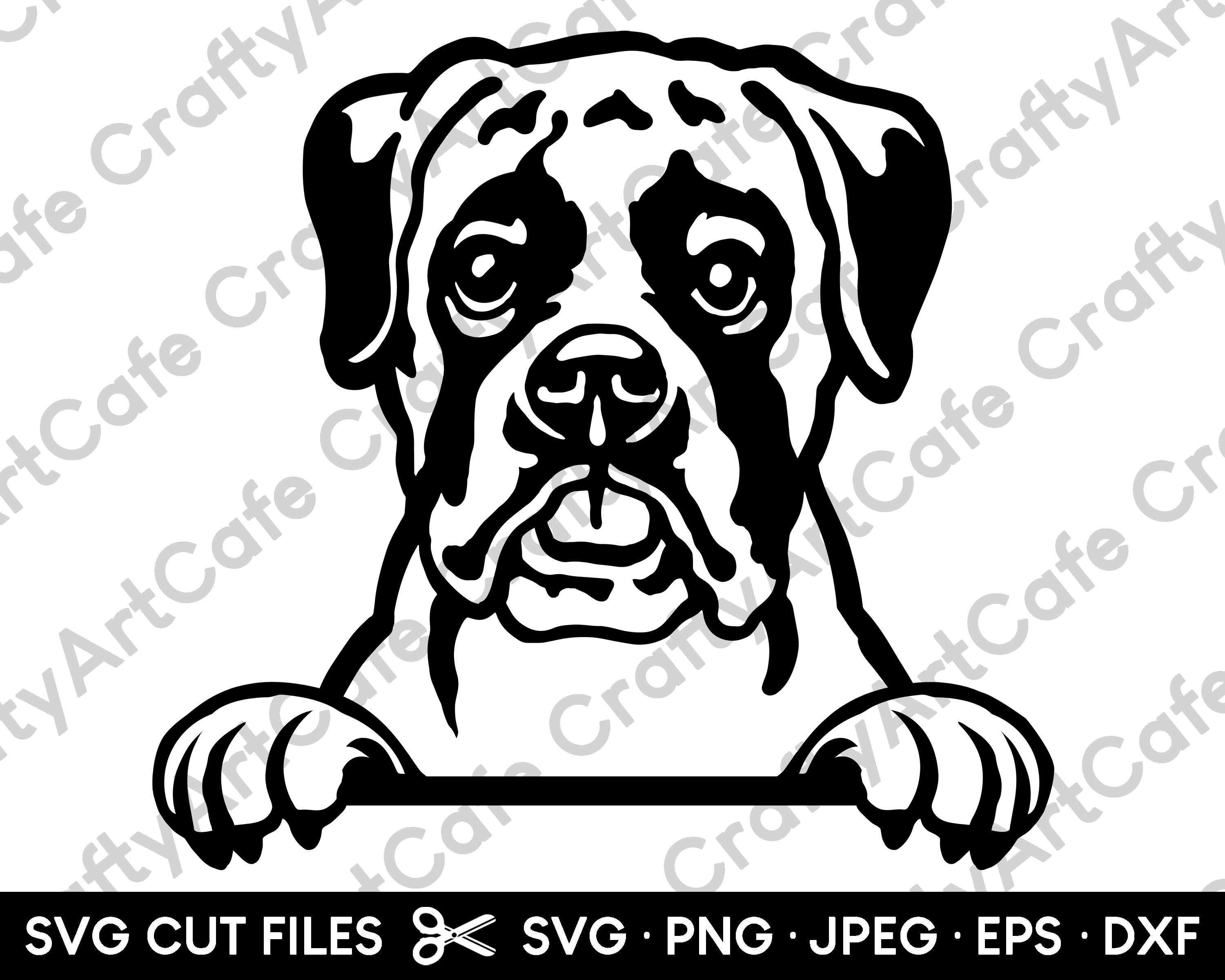 Boxer Dog Svg Commercial Use - Etsy