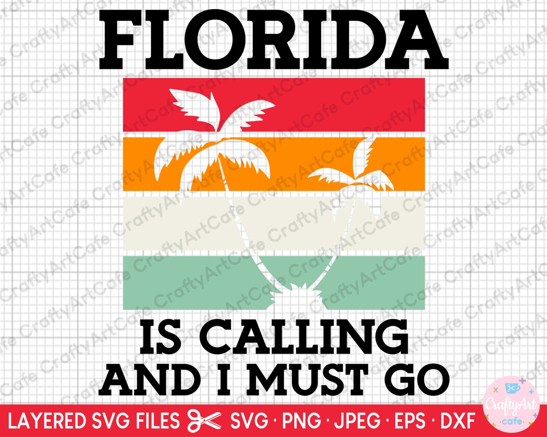 Florida Svg Png Florida Vacation Svg Png Commercial Use - Etsy