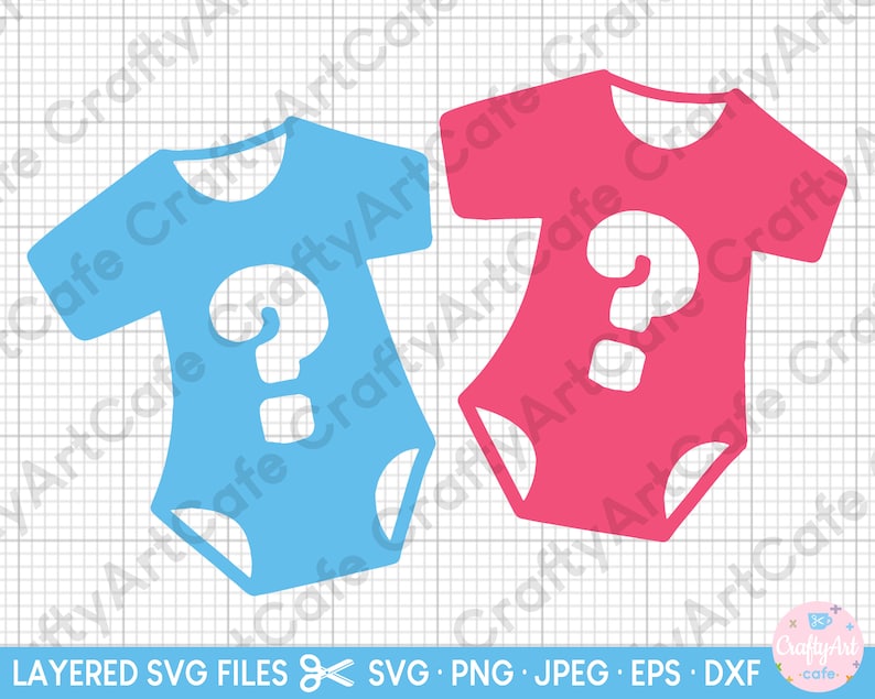 Gender Reveal Svg - Etsy
