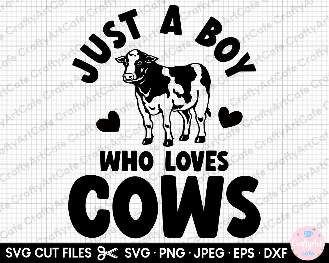 Cow Svg for Cricut Shirt for Boys Svg Png Eps Dxf Jpg Cut File - Etsy
