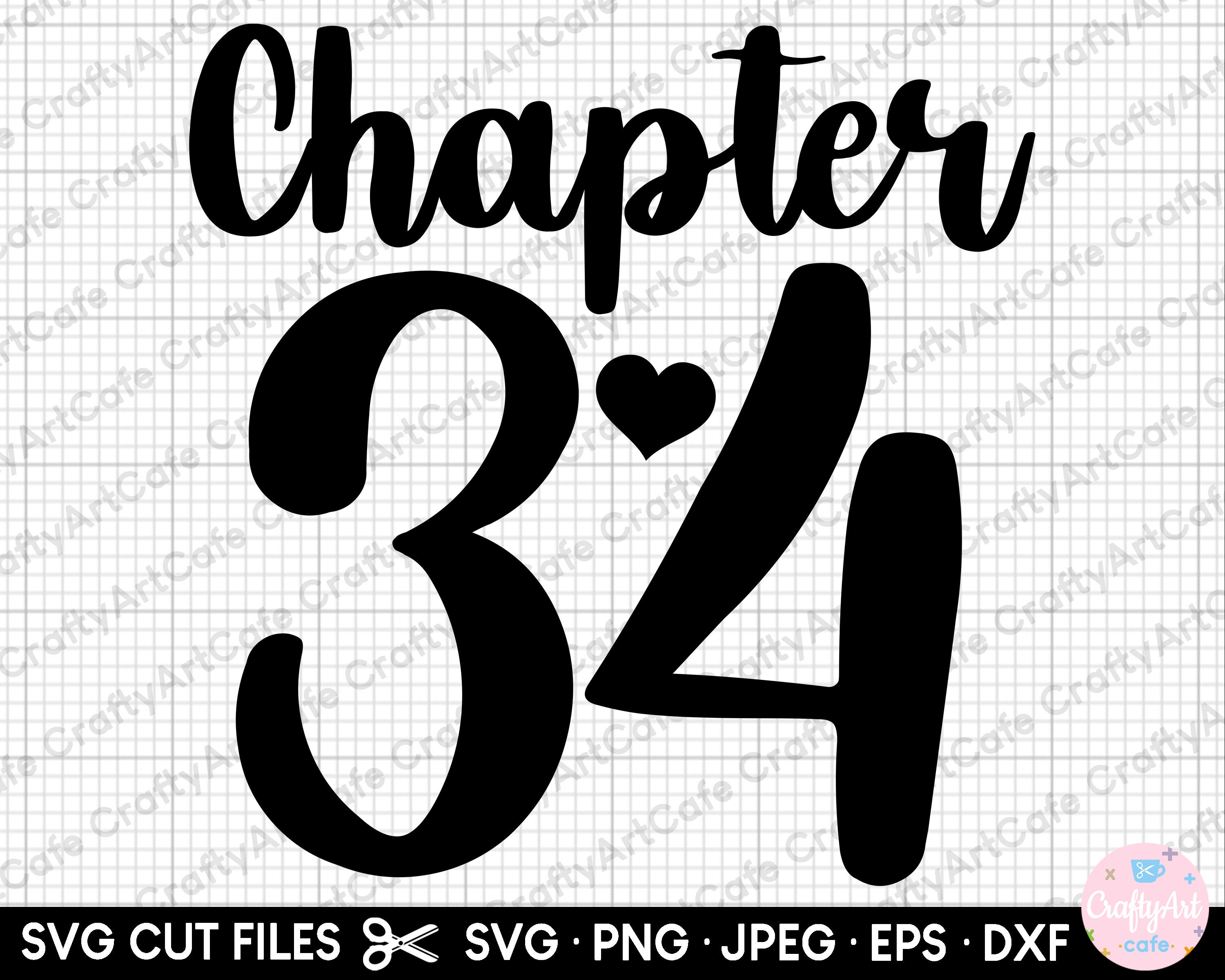 Chapter 34 34th Birthday Svg 34 Years Old Svg 34th Birthday Png - Etsy