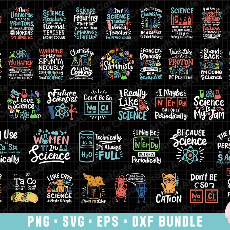Science Svg - Etsy