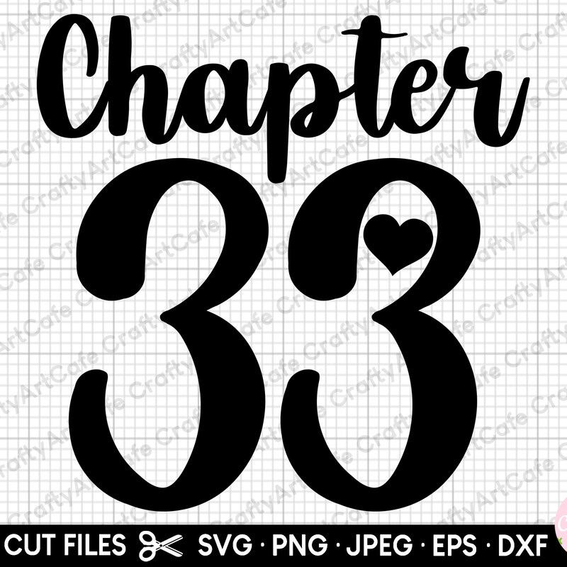 Chapter Cake Topper Svg - Etsy