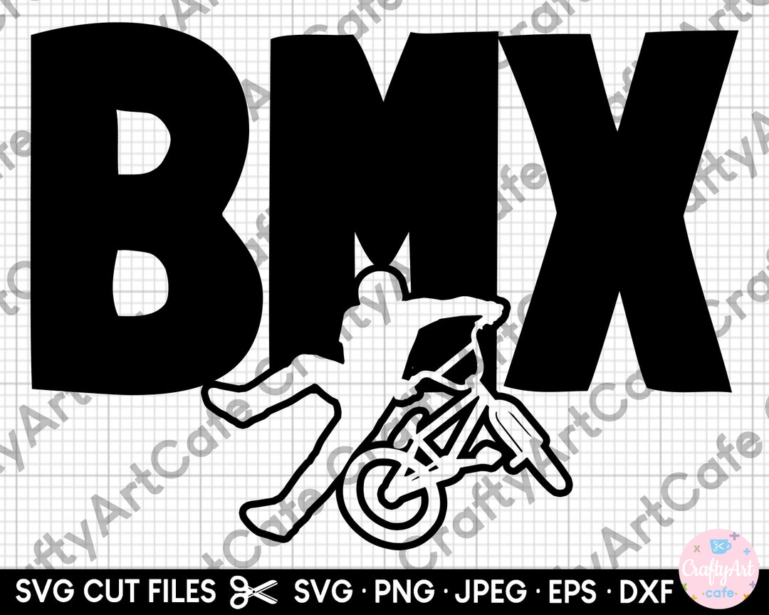 Bmx Svg Png Eps Dxf Cut Files Cutting for Cricut - Etsy
