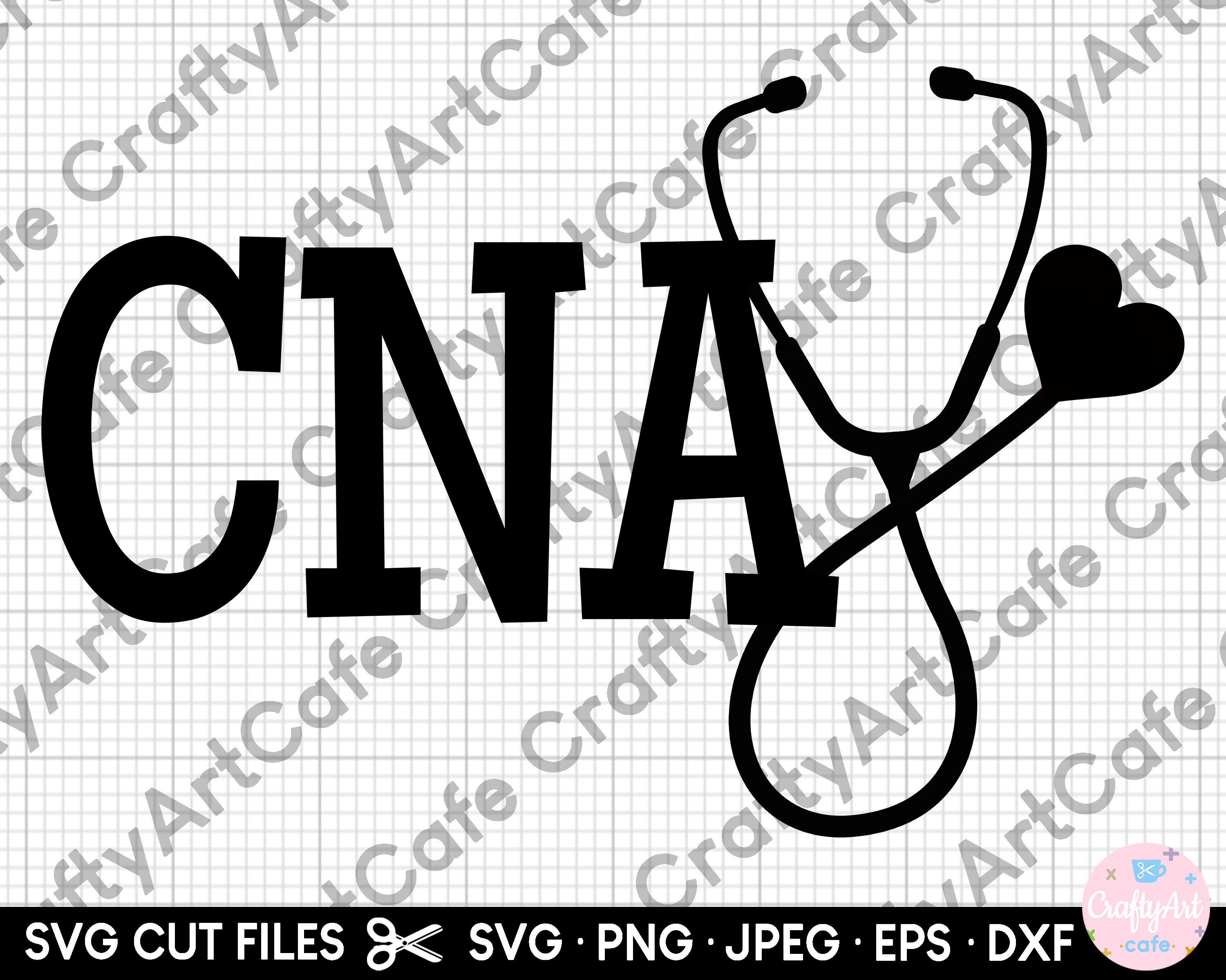 Cna Svg for Cricut Png Eps Dxf Jpeg - Etsy