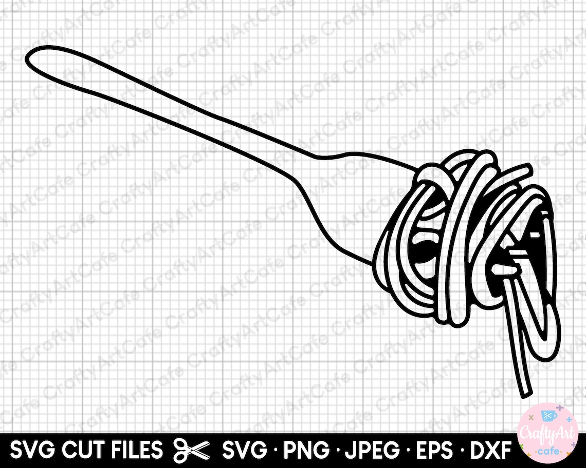 Spaghetti Clipart Svg Png Commercial Use - Etsy