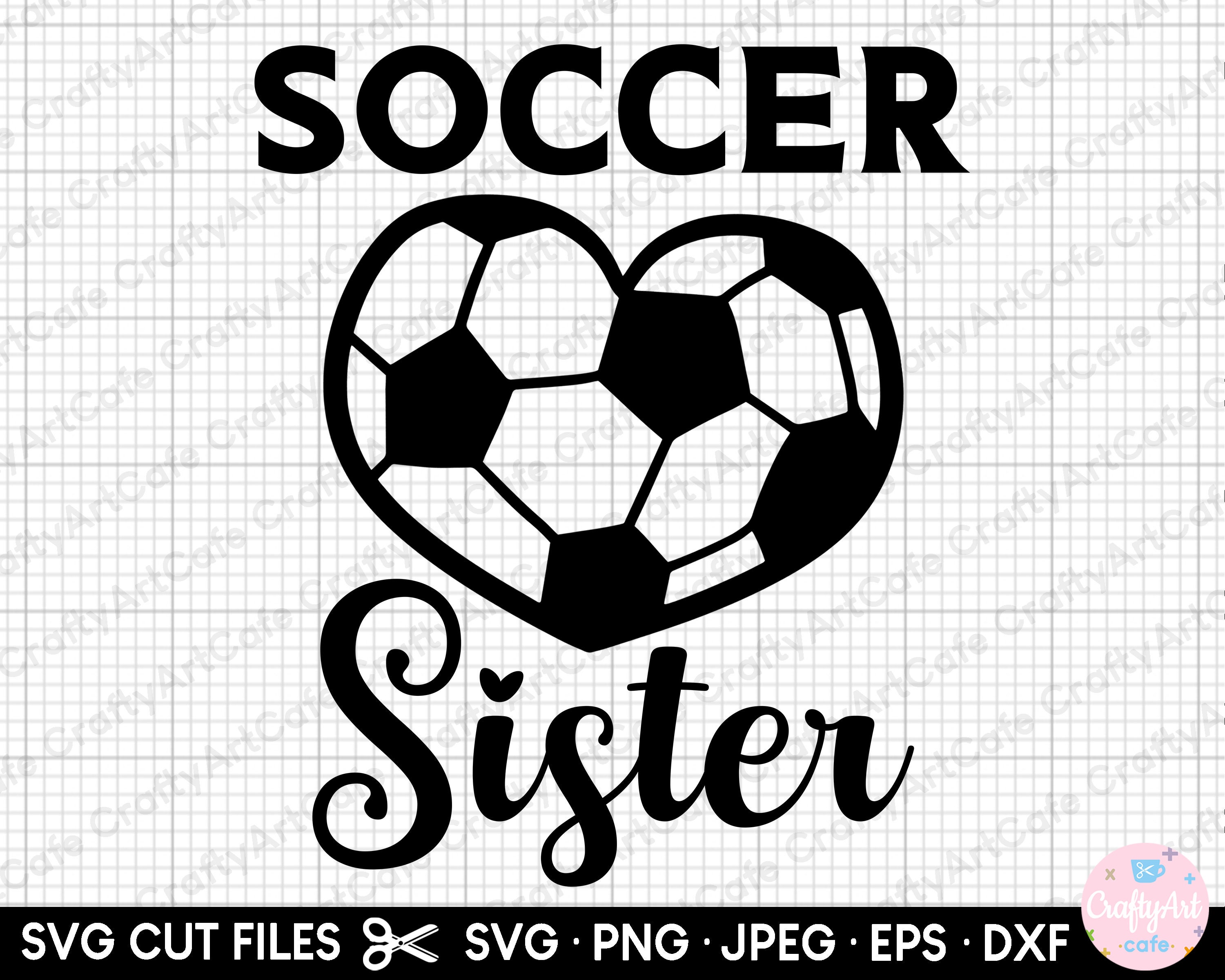Soccer Svg Png Soccer Player Svg Png Soccer Eps Soccer Sister Etsy 0676