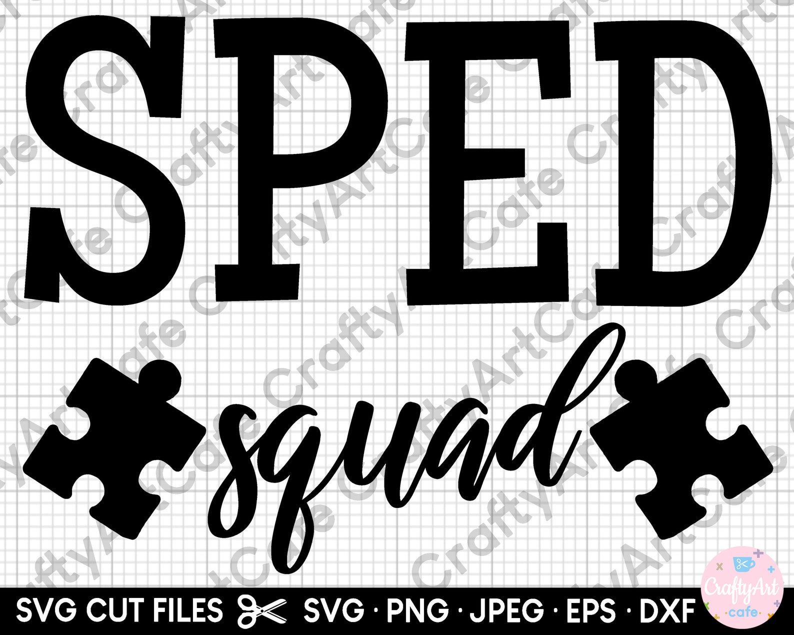SPED Squad Svg SPED Teacher Svg Special Education Teacher Svg - Etsy