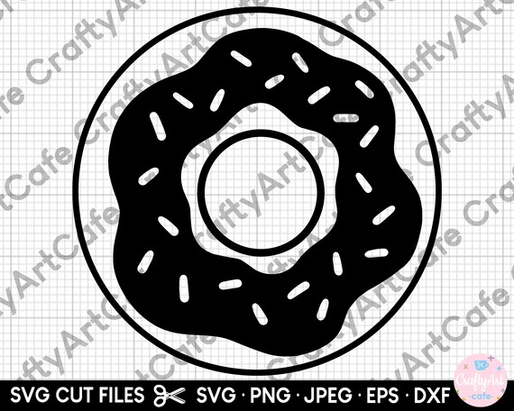 Donut Svg for Cricut Donut Png Donut Silhouette Svg Donut | Etsy