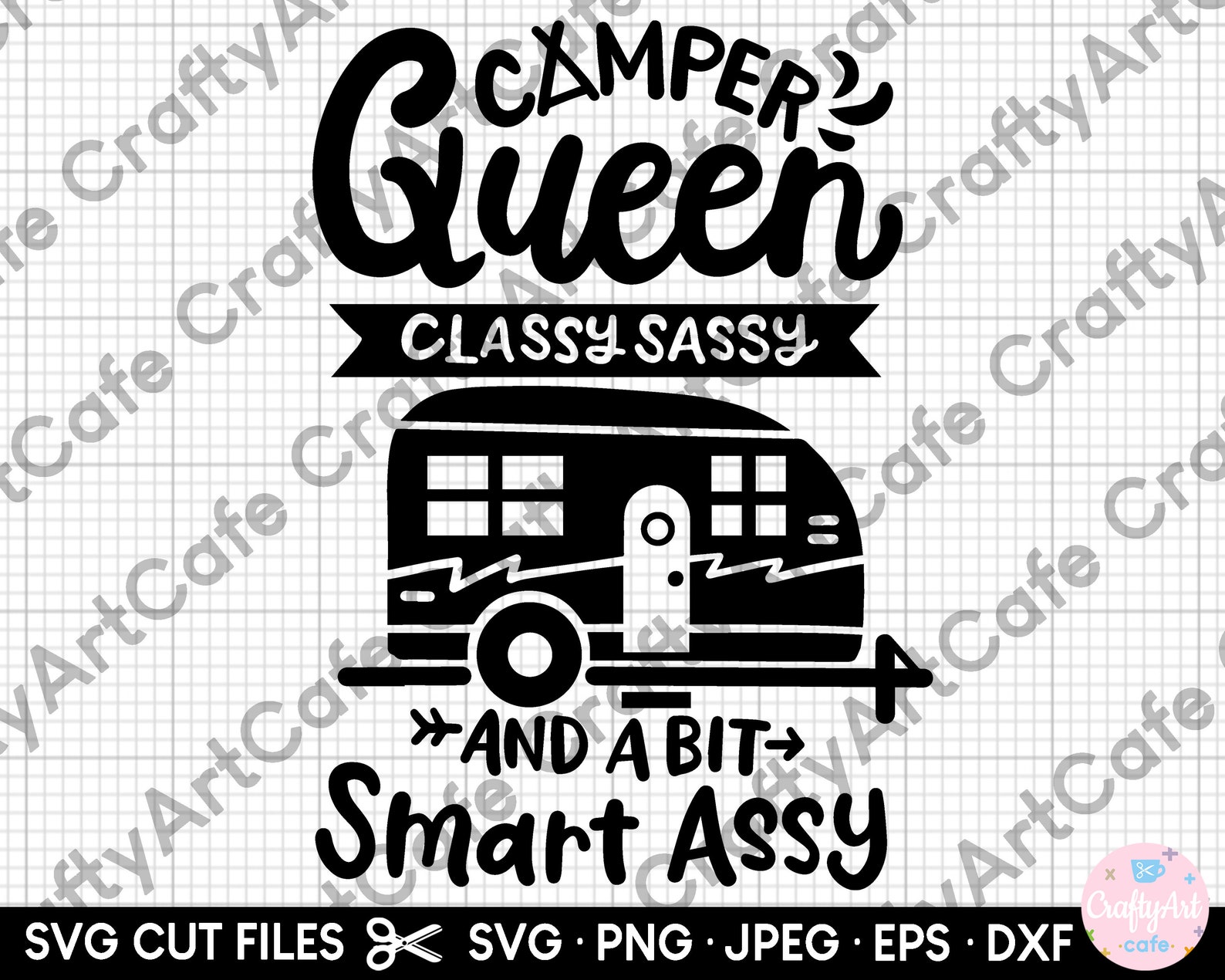Rv Camping Svg for Cricut Rv Camping Png Camper Queen Svg Camper Queen ...