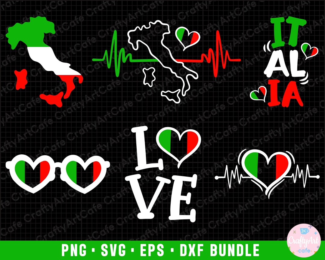 Italy Png Italy Svg Italy Png Bundle Sublimination Commercial Use Italy ...