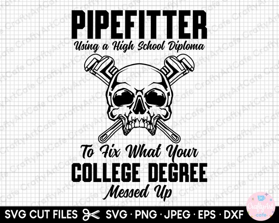Pipefitter Svg Png Free Commercial Use - Etsy
