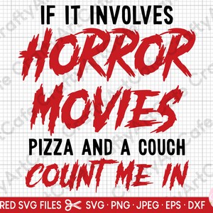 Horror Movie Svg Cut File for Cricut Horror Fan Horror Movie Png - Etsy