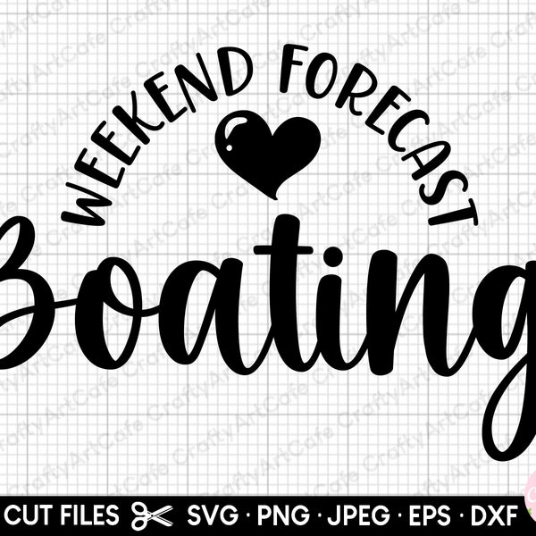 Boat Weekend Svg - Etsy