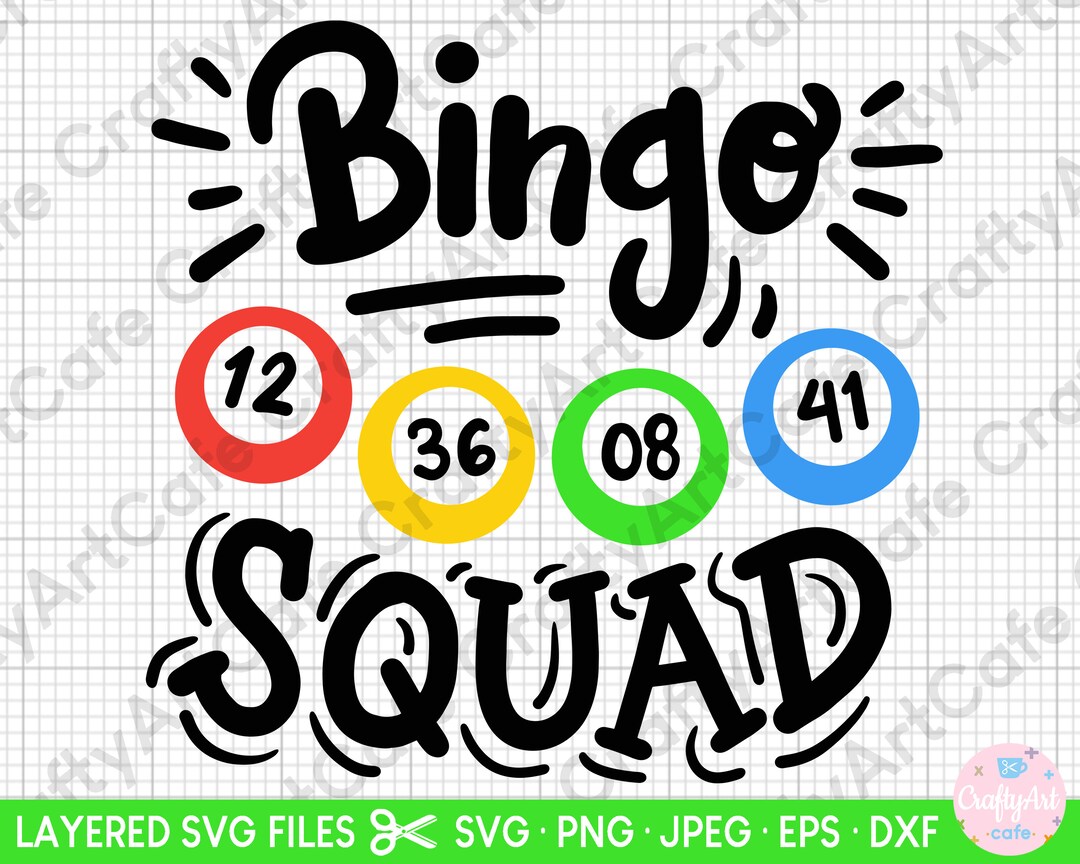 Bingo Svg Cricut - Etsy