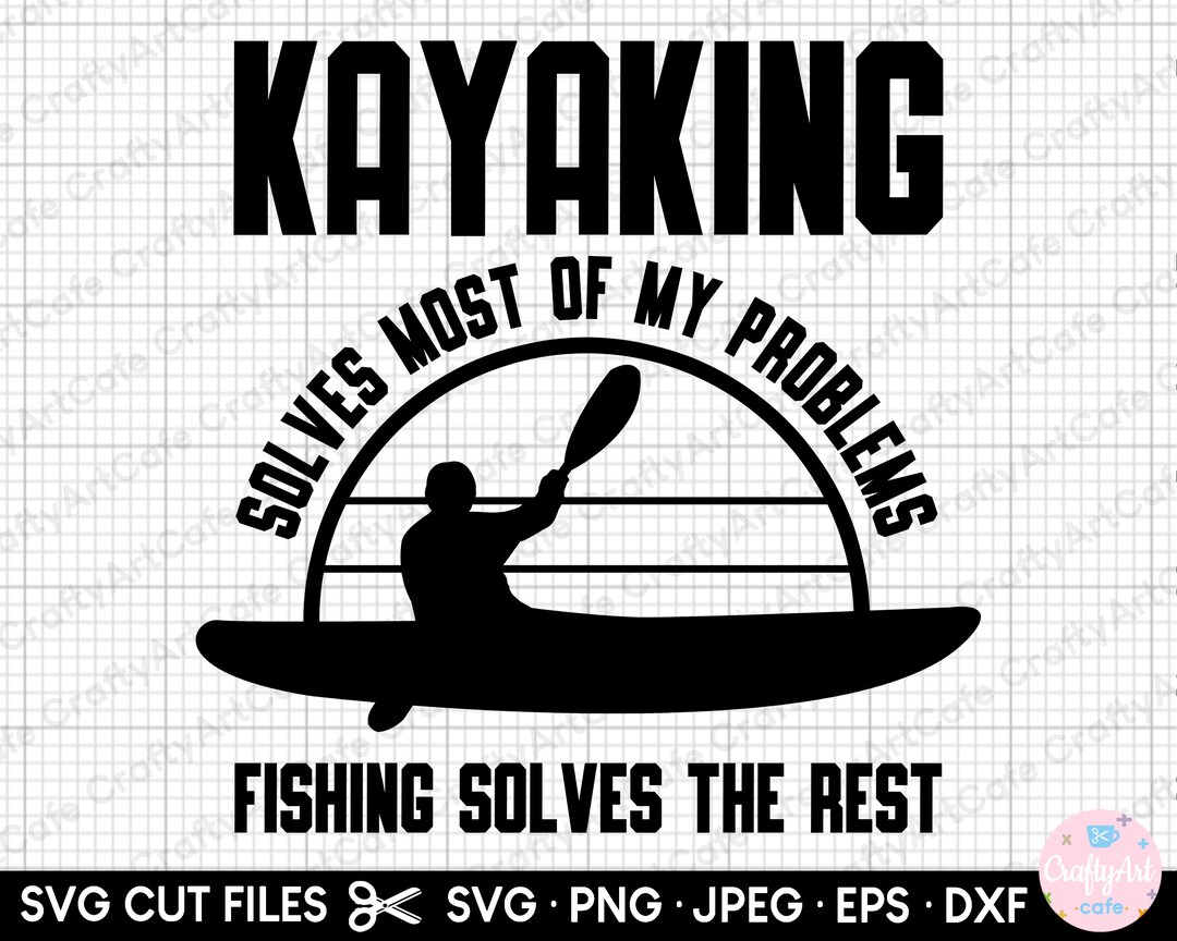 Kayaking Svg Free Commercial Use Kayaking Png Kayaking Svg Cut File ...