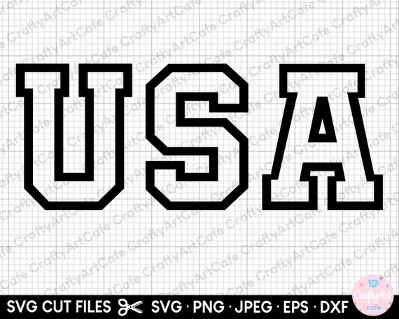 Usa Svg Usa Png Usa Eps Usa Dxf Usa Vector Cut File for Cricut - Etsy