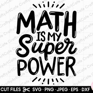 Math Svg Math Png Math Teacher Svg Png Math Student - Etsy