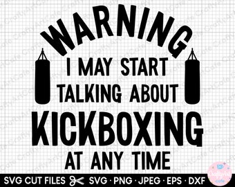 Kickboxing Svg Free - Etsy