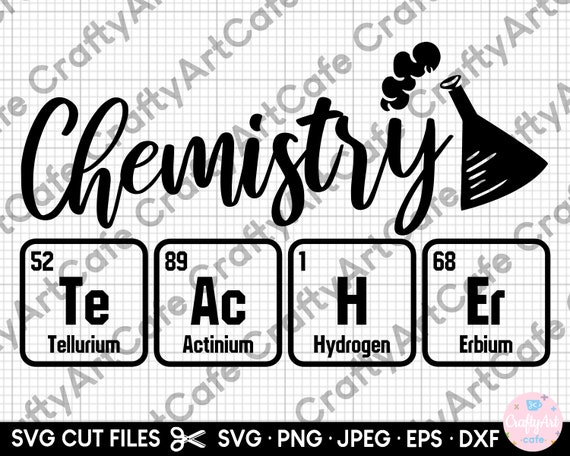 Chemistry Teacher SVG elements SVG Science Teacher SVG - Etsy