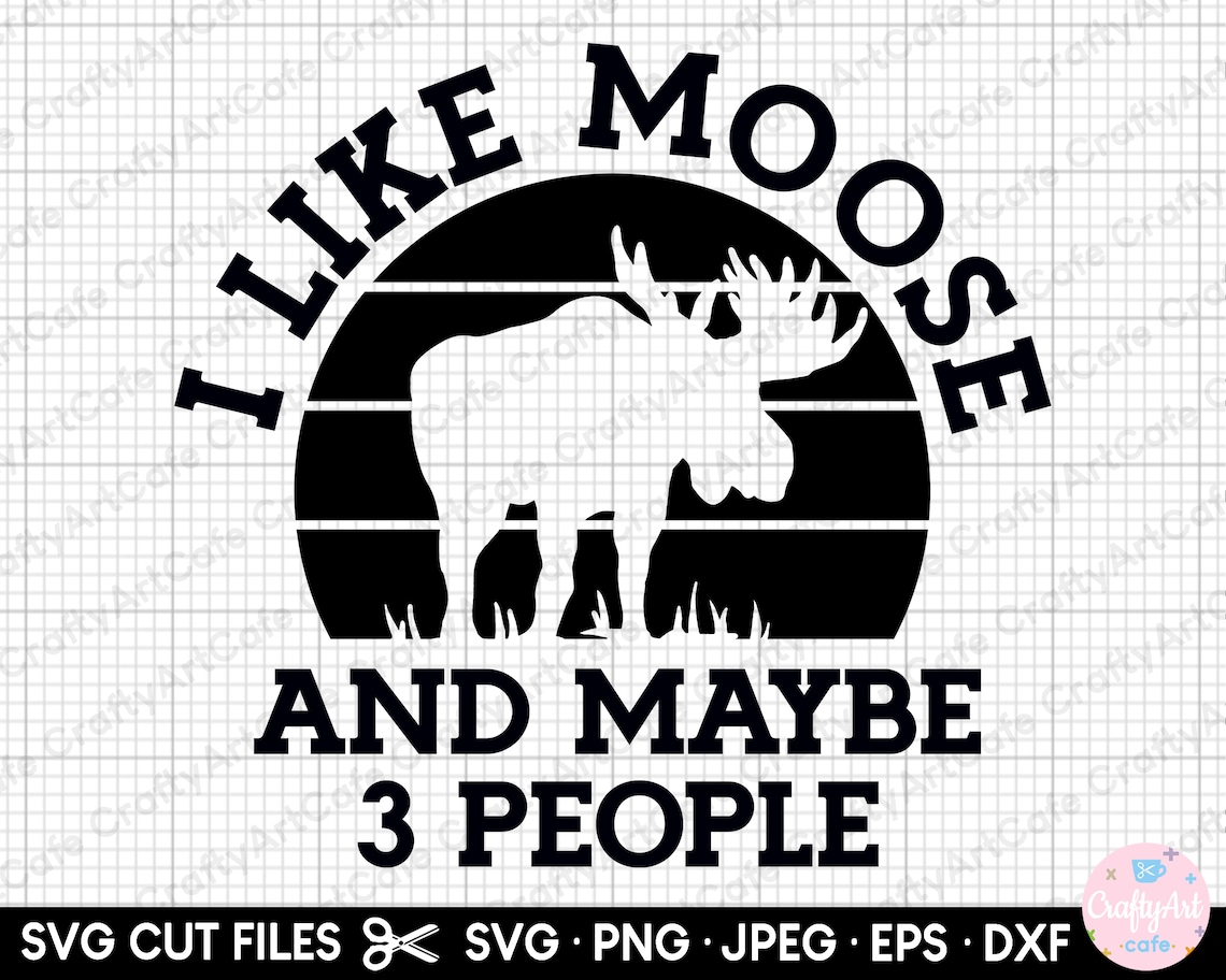 Moose Svg, Moose Png, Moose Svg File Cricut, Free Commercial Use Moose ...