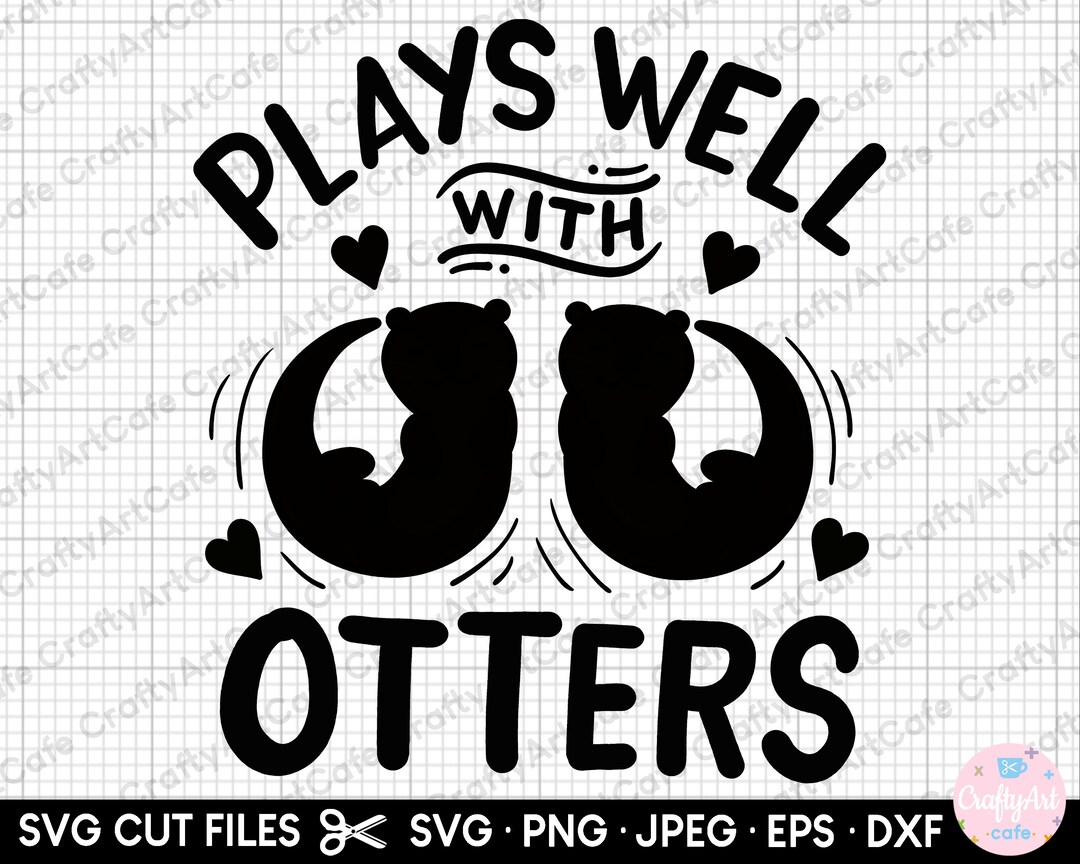 Otter Svg Otter Png River Otter Svg River Otter Png Cricut Svg Cut File ...