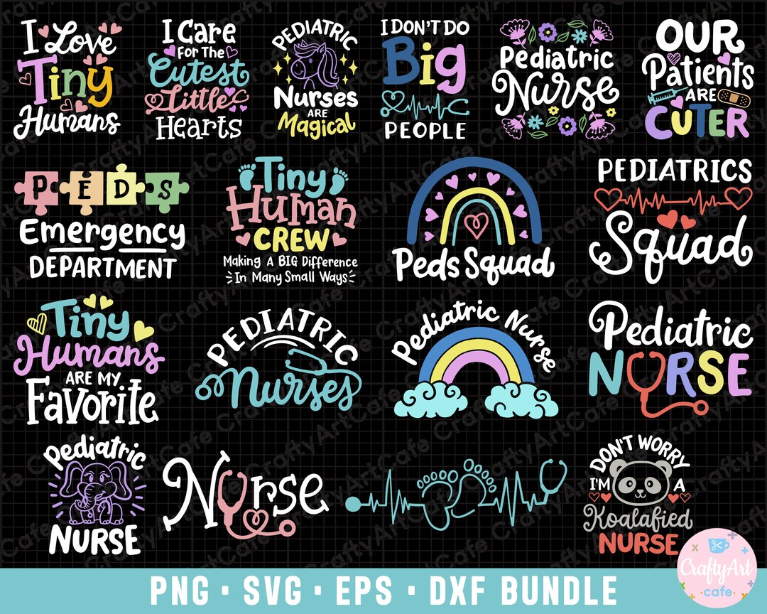 Pediatric Nurse Png Pediatric Nurse Svg Pediatric Nurse Png Bundle ...