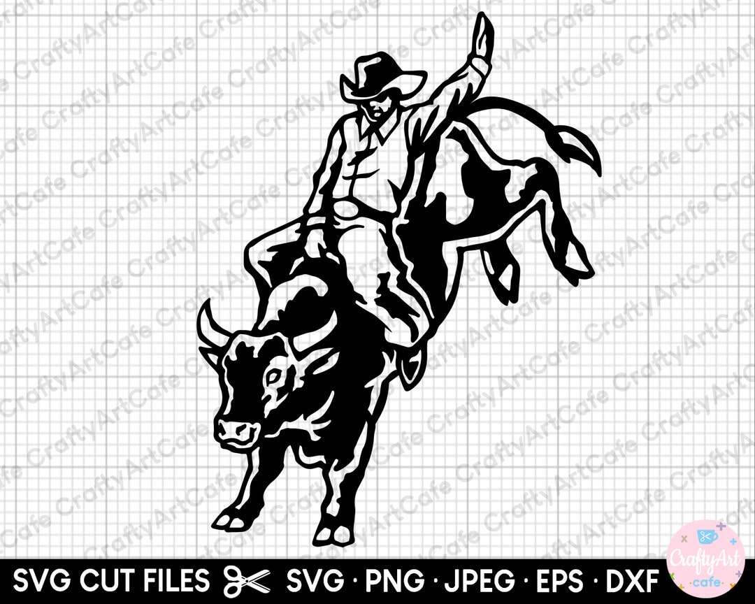 Bull Rider Clipart Bull Rider Silhouette Png Bull Rider Pnd Bull Rider ...