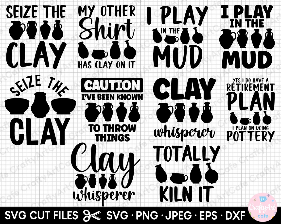 Pottery Svg, Pottery Png, Pottery Svg Cricut Cut File, Pottery Svg ...