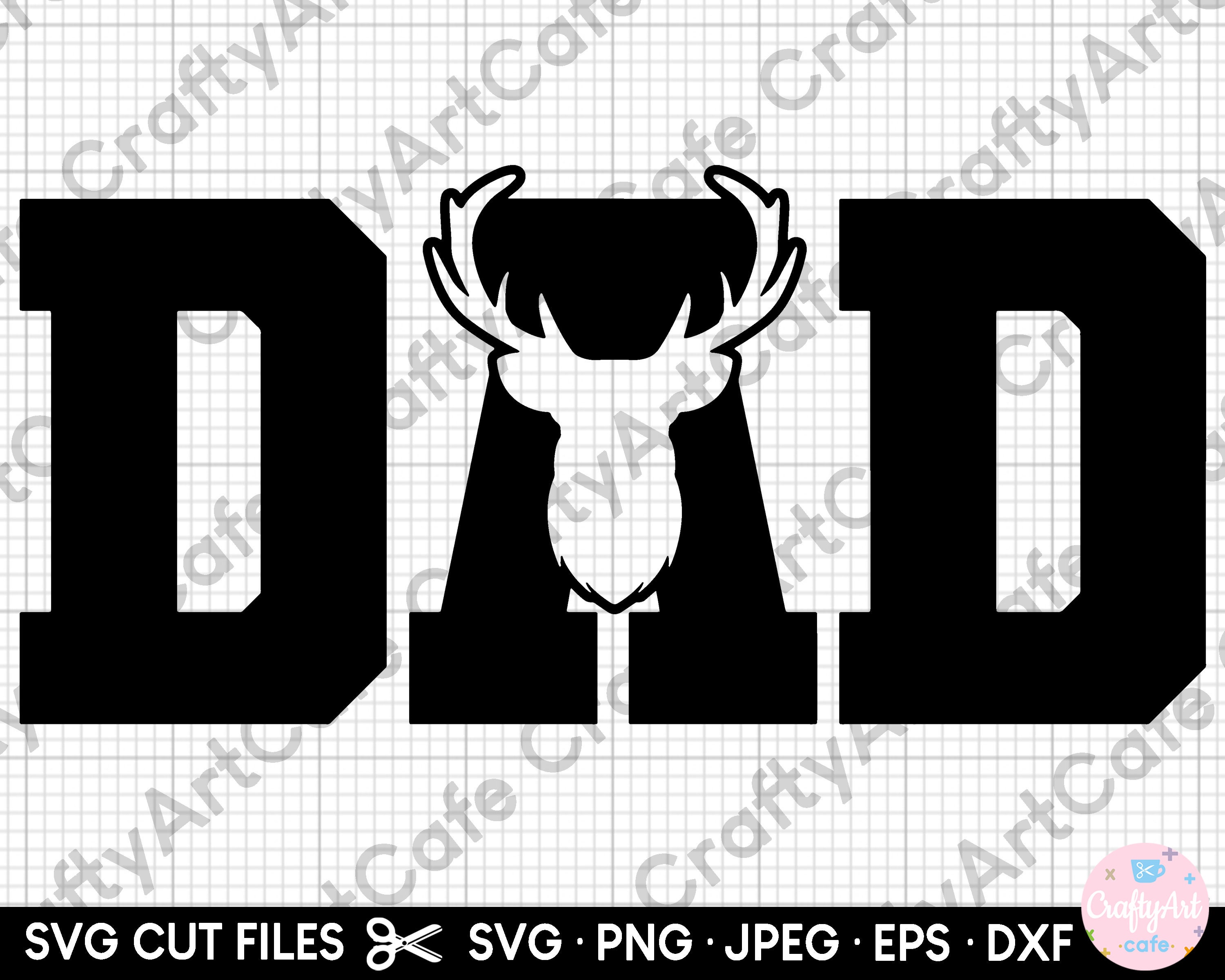 Hunting Dad Svg, Hunter Dad Svg, Deer Hunting, Bow Hunting Dad Svg ...