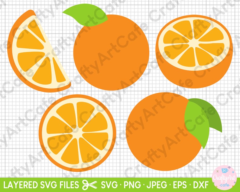 Orange Svg Bundle for Cricut - Etsy