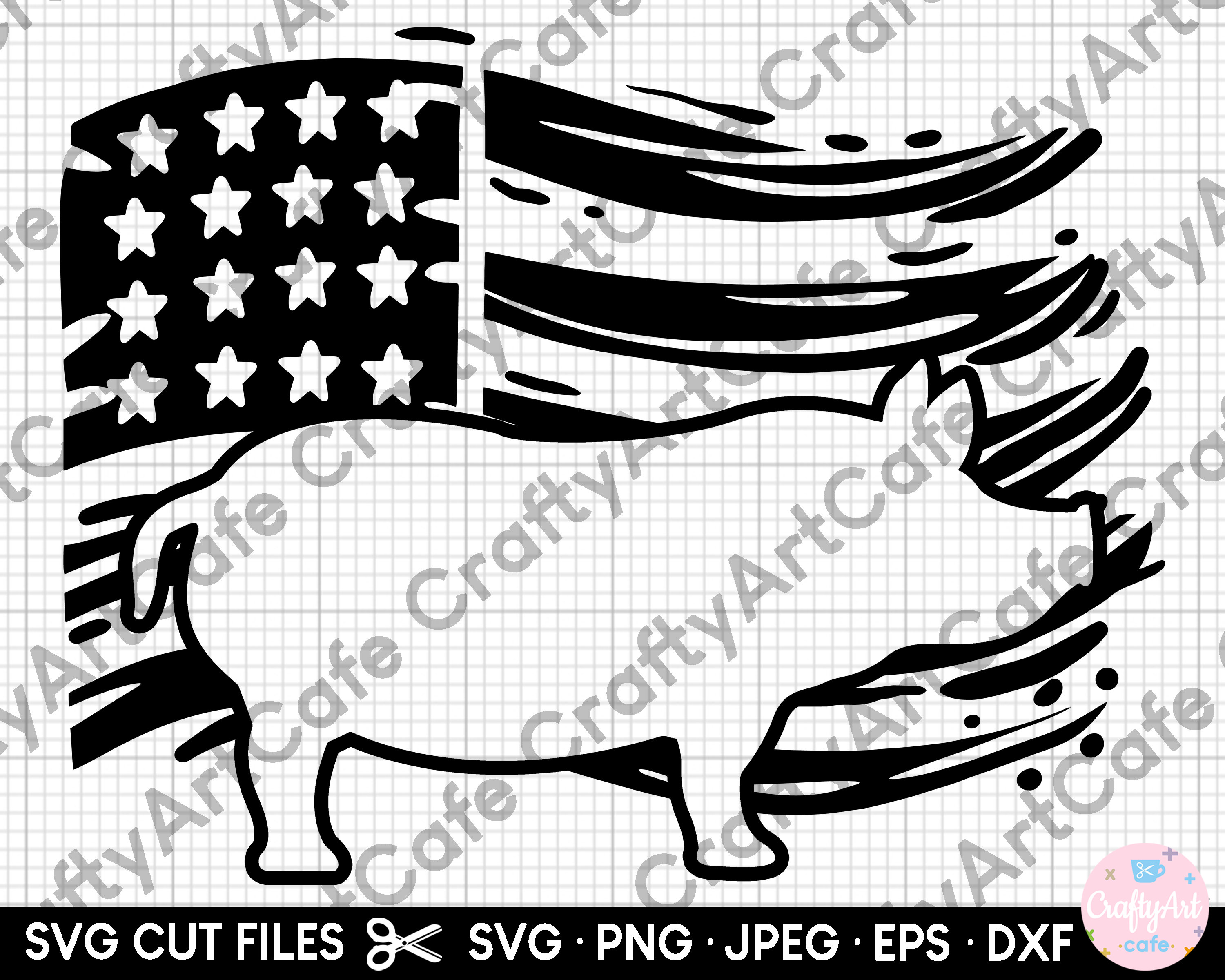 Pig Svg Pig Png Pig Eps Pig Dxf Pig Jpeg Pig Usa Flag Amercian Flag 4th ...
