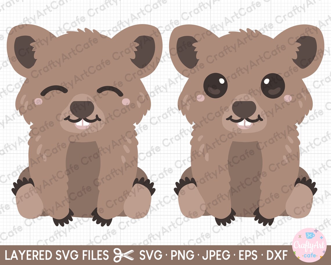Wombat Svg Baby Wombat Cute Wombat Svg Png Eps Dxf Clipart - Etsy Australia