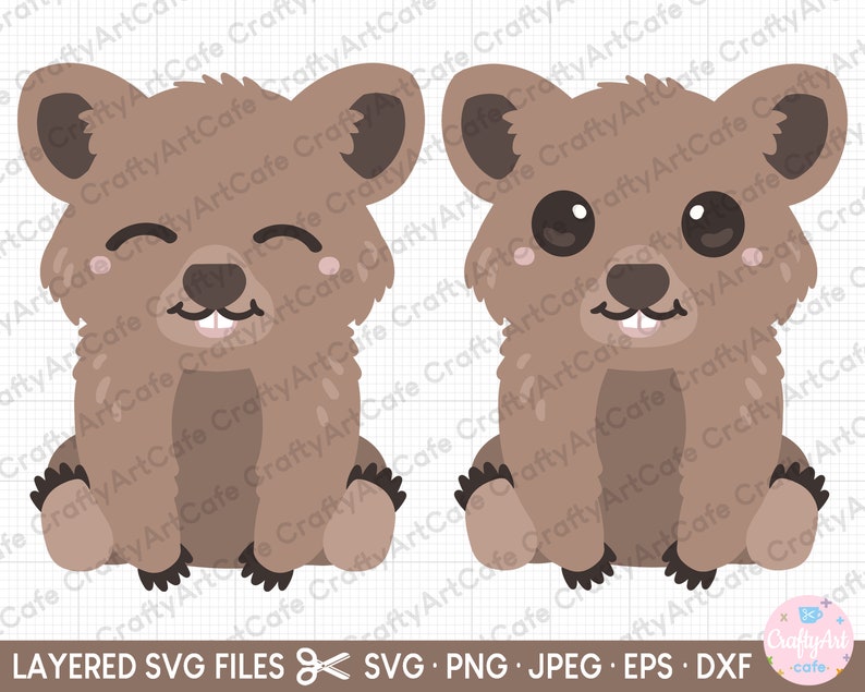 Wombat Svg Baby Wombat Cute Wombat Svg Png Eps Dxf Clipart - Etsy Australia