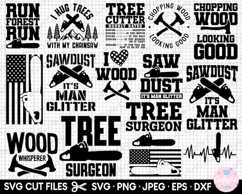 Lumberjack Svg Bundle, Lumberkack Png Bundle, Woodworker Svg Png ...