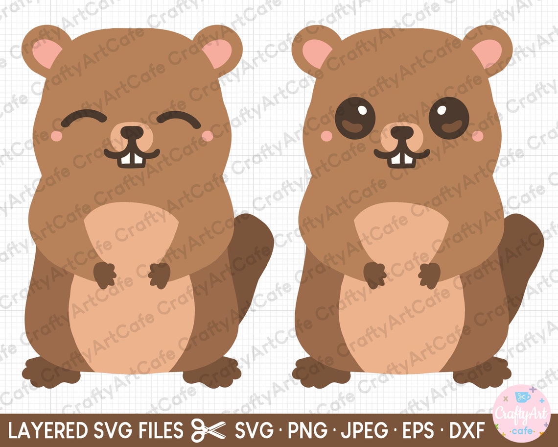 Groundhog Svg Groundhog Png Groundhog Clipart Groundhog Design ...