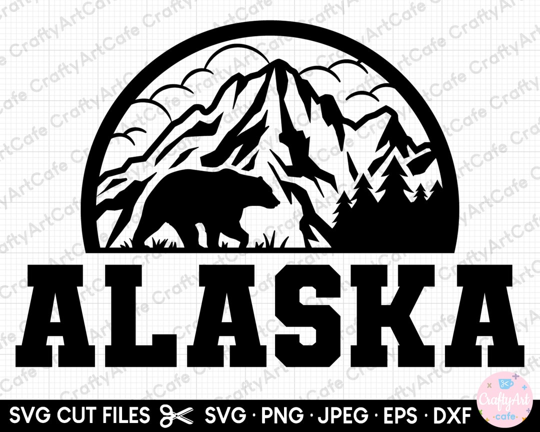 Alaska Svg, Alaska Png, Alaska Svg for Cricut, Alaska Png for Shirts ...