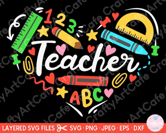 Teacher Svg Cricut Pre K Teacher Svg Kindergarten Teacher Svg | Etsy