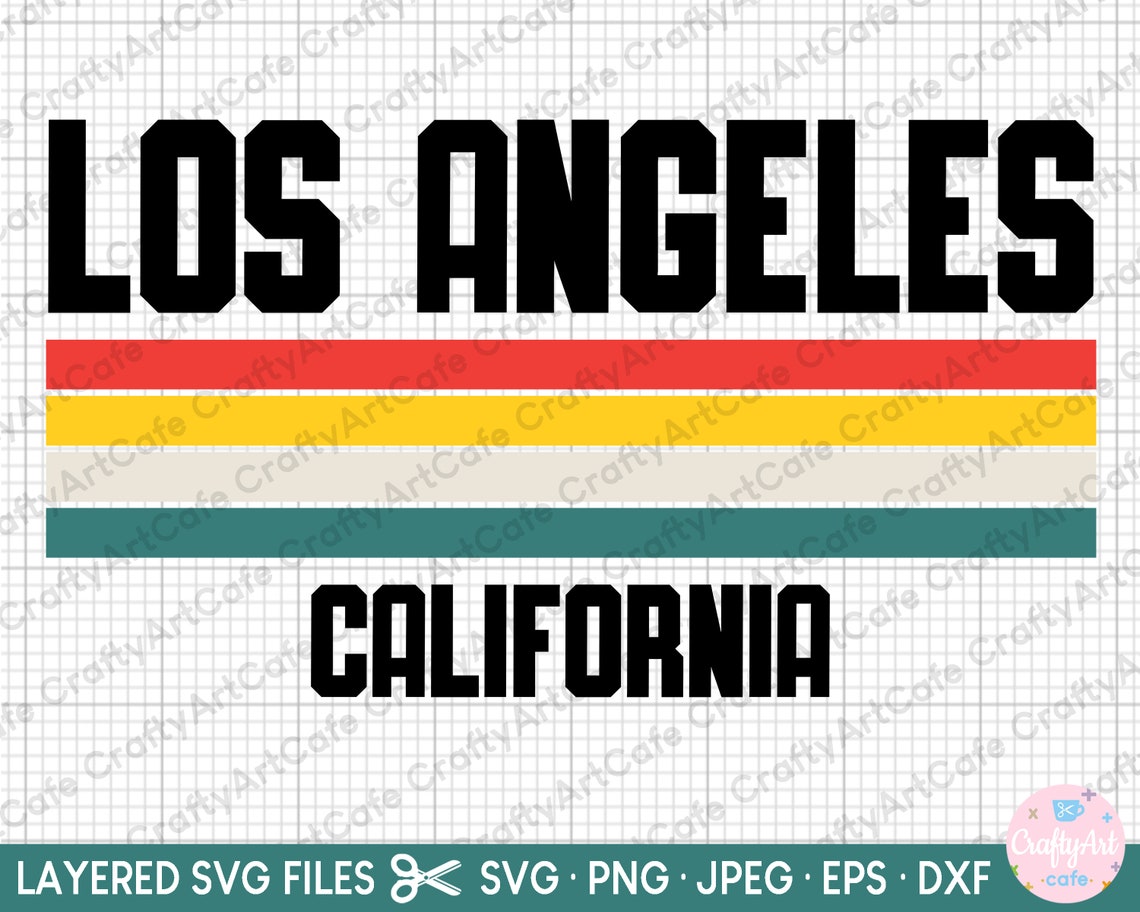 Los Angeles Svg Png - Etsy