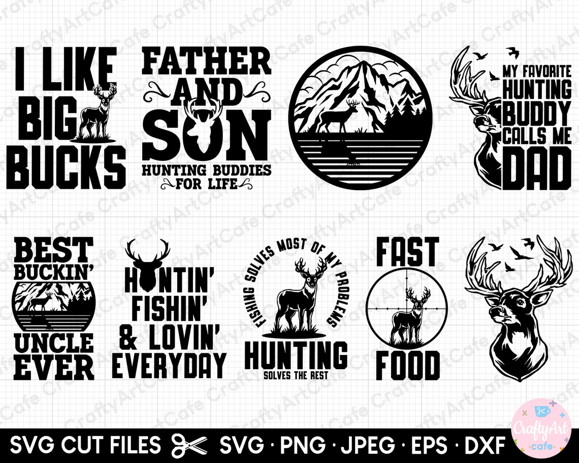 Hunting Svg Bundle Cricut Hunter Svg Bundle Cricut Hunting - Etsy