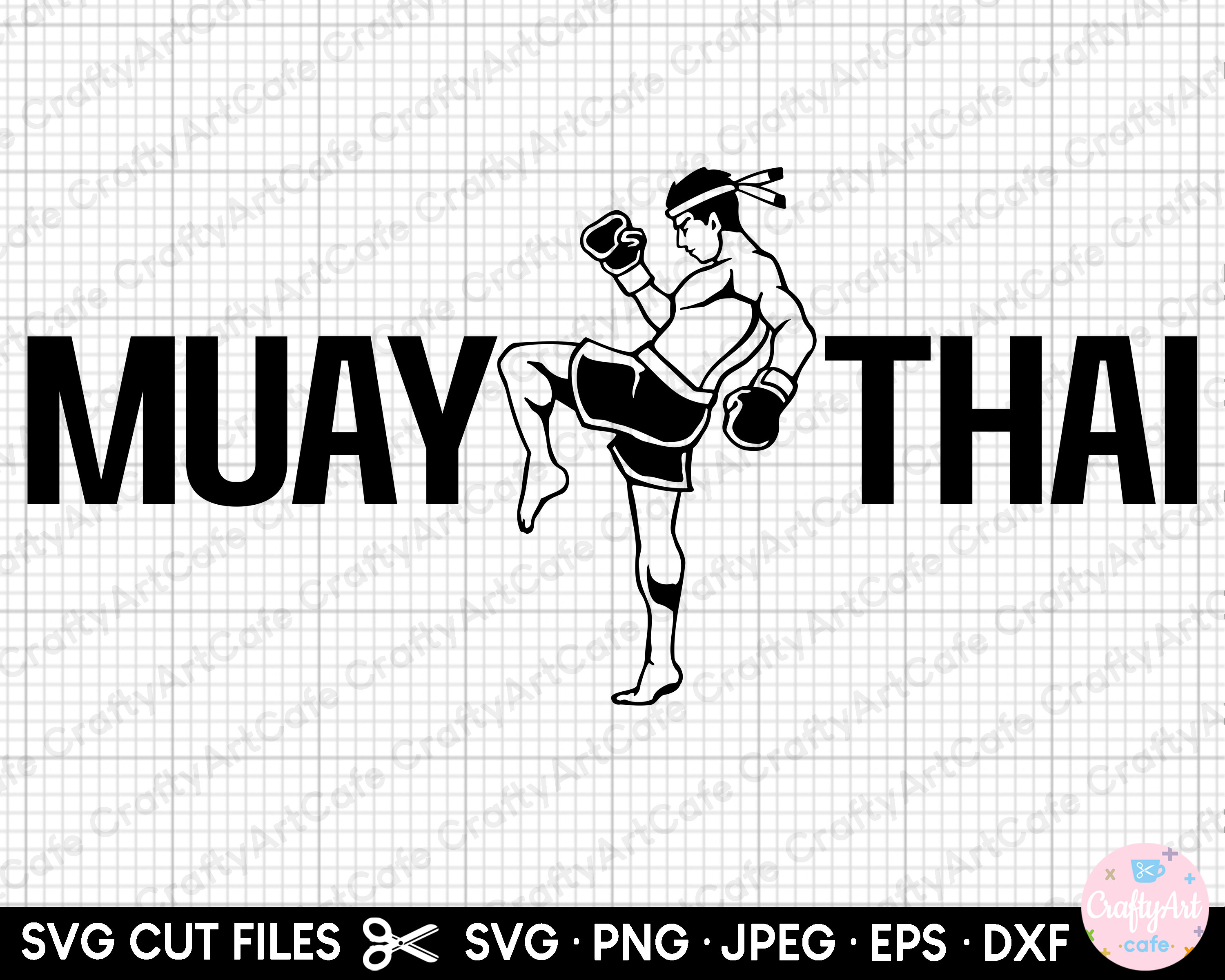 Muay Thai Logo Vector