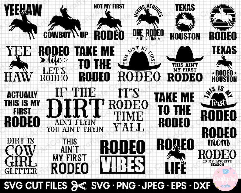 Rodeo Svg Bundle Rodeo Png Bundle Cricut Eps Dxf Cut File - Etsy