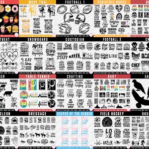 5000+ MEGA SVG Bundle Cricut Cut Files PNG Bundle Sublimation T Shirt ...