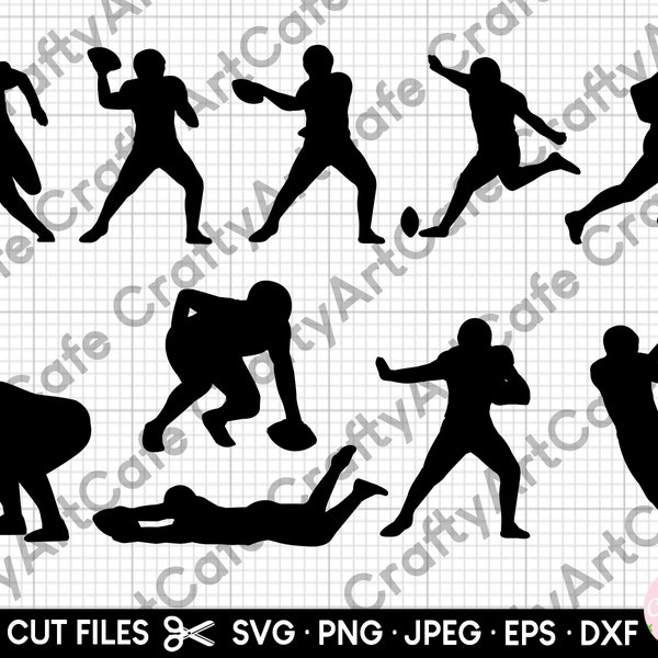 Football Kicker Svg - Etsy