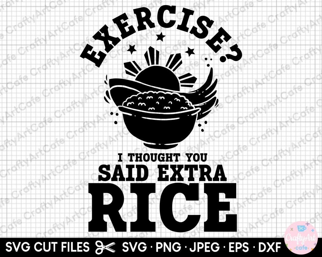 Rice Svg Rice Png Rice Lover Svg for Cricut Shirt Philippino Svg Png ...