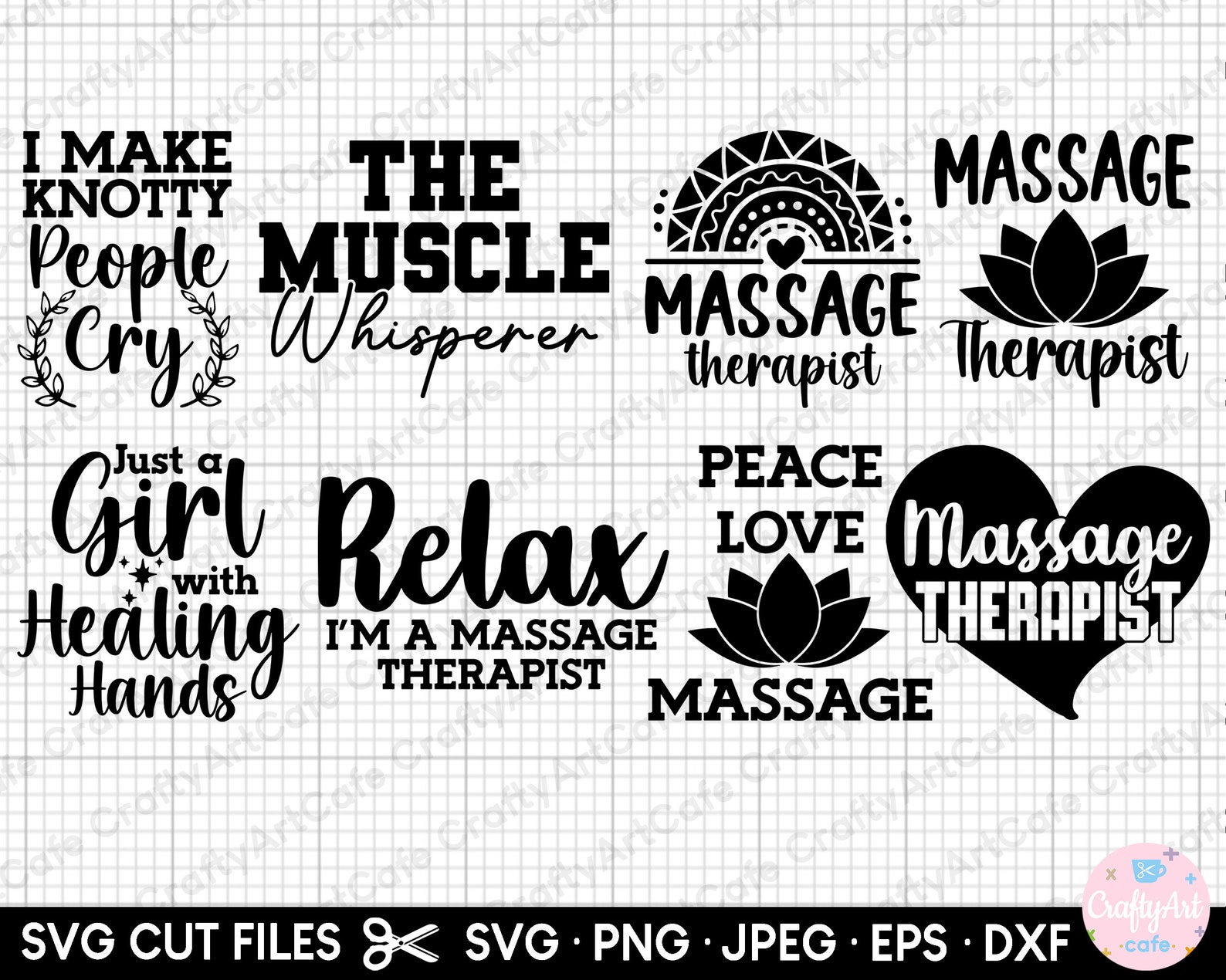 Massage Svg, Massage Png, Massage Therapist Svg Png Cricut Cut File - Etsy